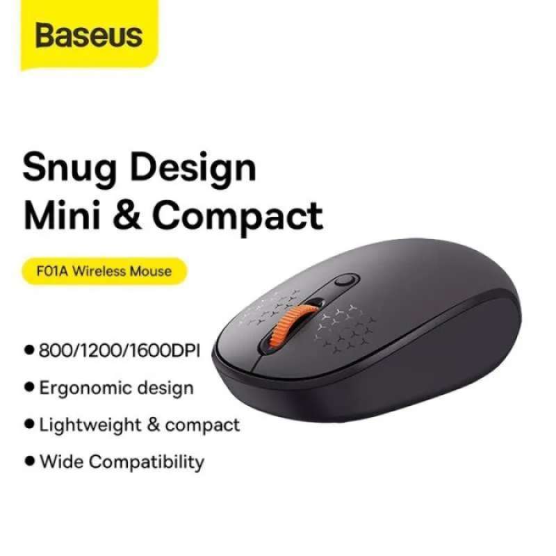 Jual Baseus Wireless Mouse F01a Silent 1600dpi Windows Mac Linux ...