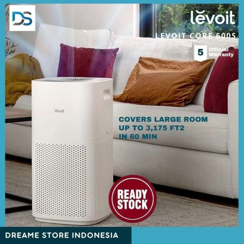 Jual Levoit Vesync Core 600S Smart True Hepa Air Purifier Baru - WHITE di Seller Crystal - LEX ...