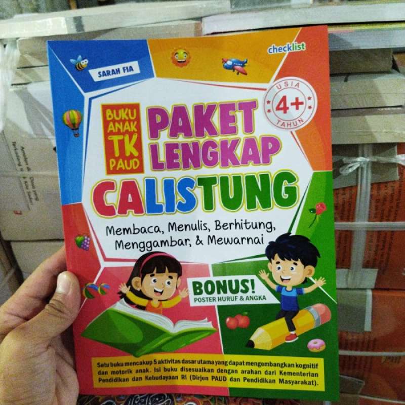 Jual Paket Lengkap Calistung Buku Anak Tk Paud (checklist) Di Seller ...