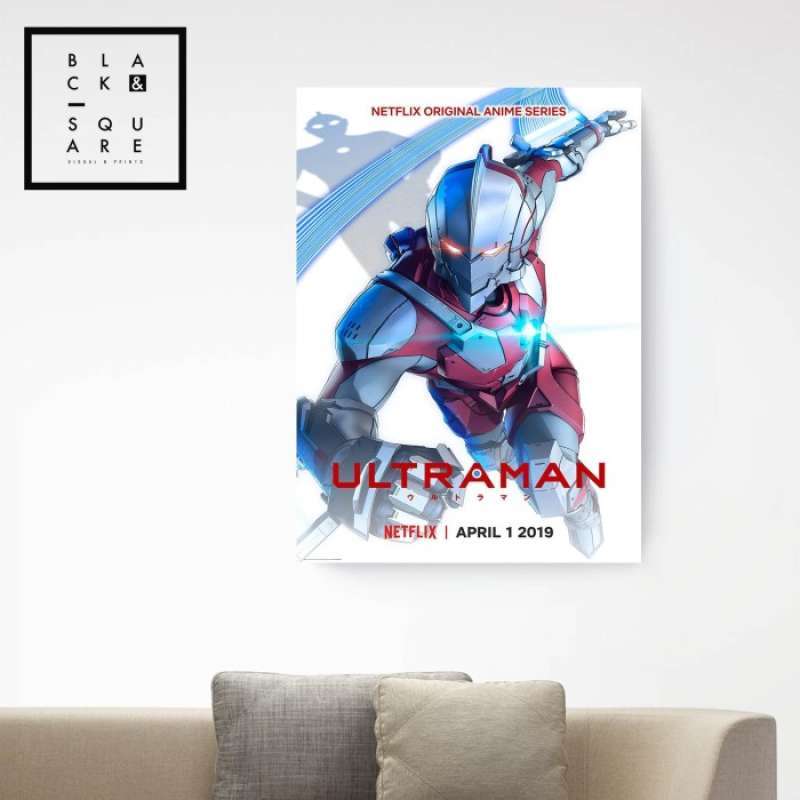 Promo Ultraman Cartoon Poster - Premium Poster + Borderless Frame 60 X ...