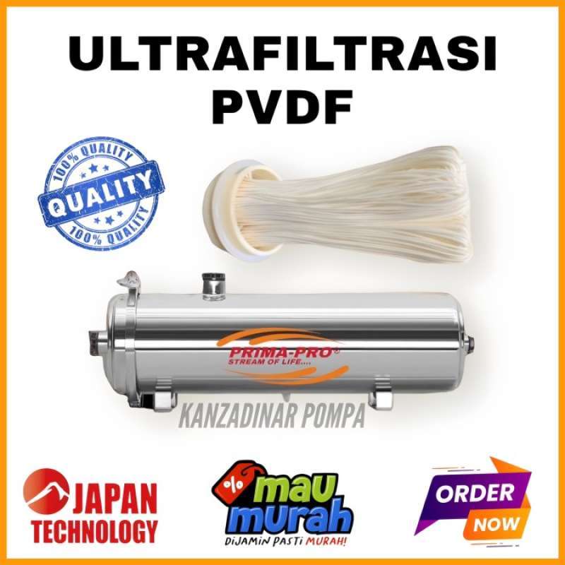 Promo ultrafiltrasi pvdf 3000 lph Filter UF PVDF 3000 Liter/jam UF PVDF ...