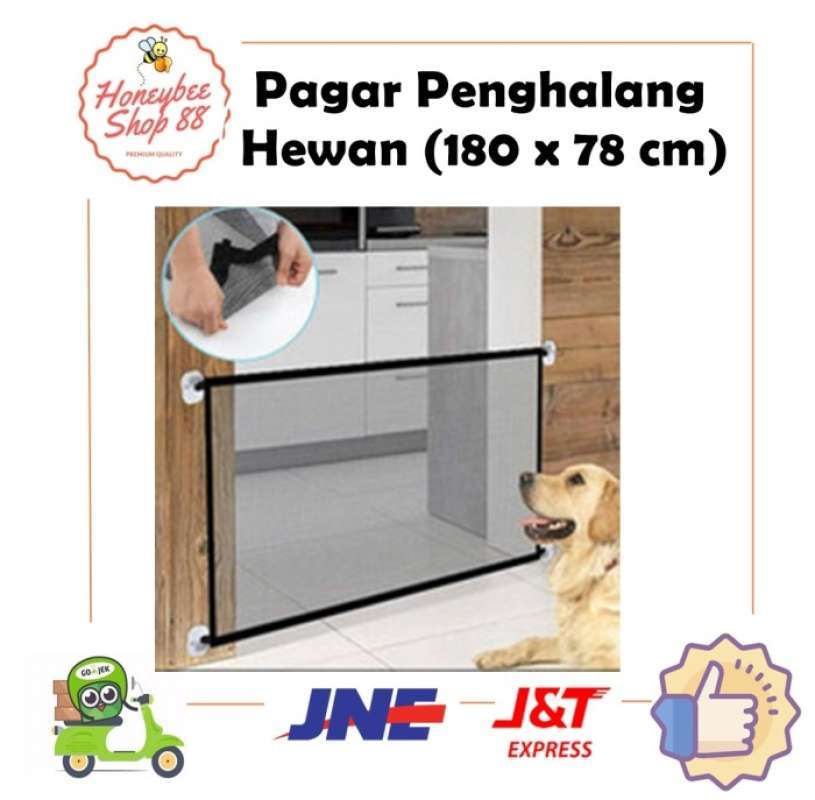 Promo Pagar Penghalang Binatang Peliharaan Pintu Jaring Penghalang ...