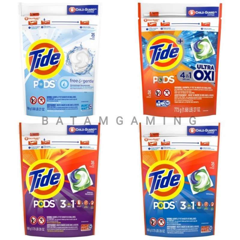 Promo Tide Capsule Laundry Detergent Kapsul 3in1 4in1 Usa Caps Downy ...
