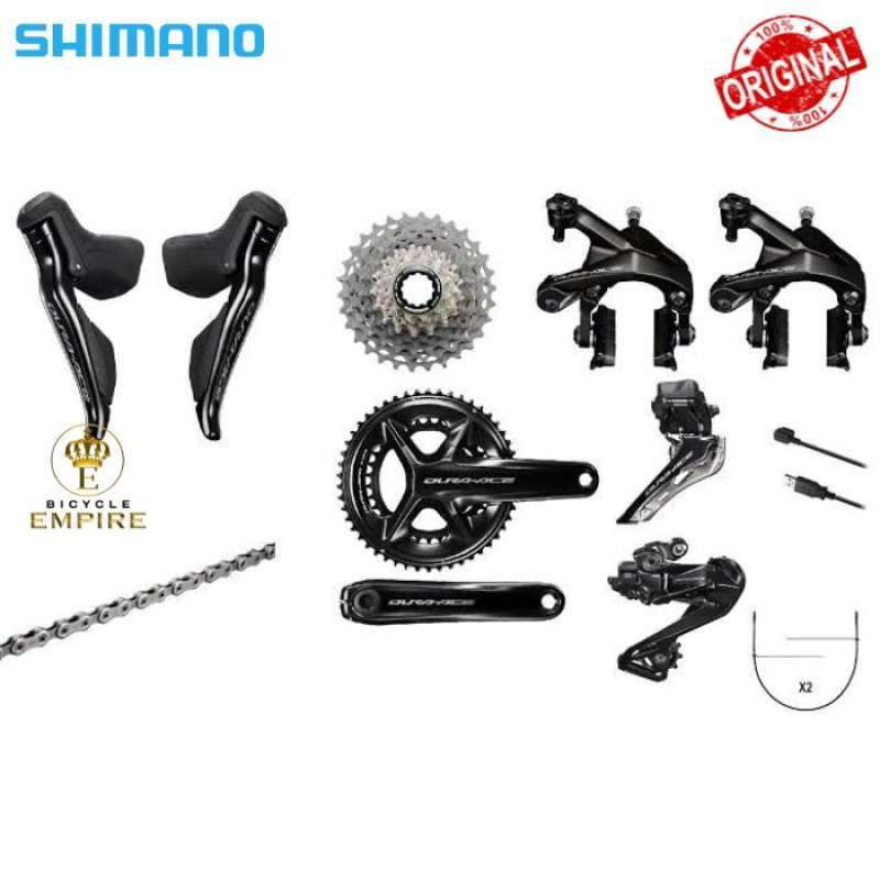 Jual Groupset Shimano Dura Ace R9250 DI2 12 Speed Rim Brake Bicycle ...