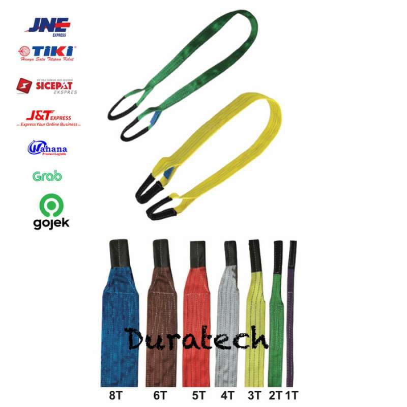 Promo Webbing Belt Sling 3ton X 5m / Tali Pengikat Angkat / Lifting ...
