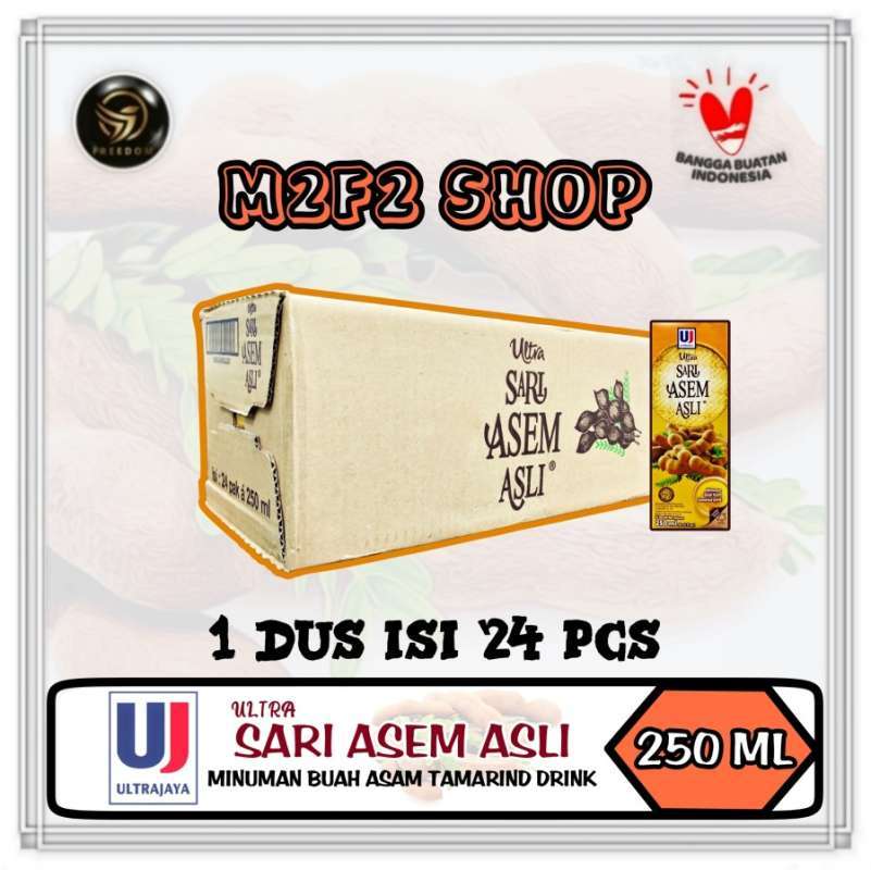 Promo Ultra Minuman Sari Asem Asli | Kotak UHT - 250 ml (Kemasan Karton ...