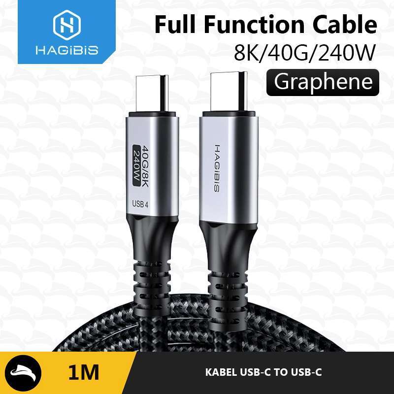 Jual Hagibis Uc4 Kabel Data Full Function Pd Type-c 240w 40gbps 8k 60hz ...