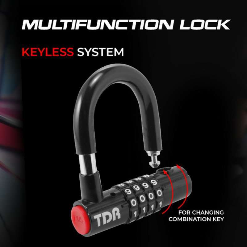 Promo Multifungtion Lock Gembok Serbaguna -motor-gerbang-tdr One Team Diskon 23% Di Seller ...