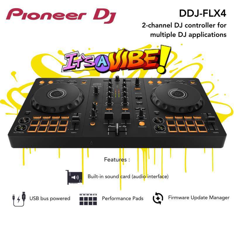 Jual Dj Controller Pioneer Ddj-flx4 For Multiple Dj Applications ...