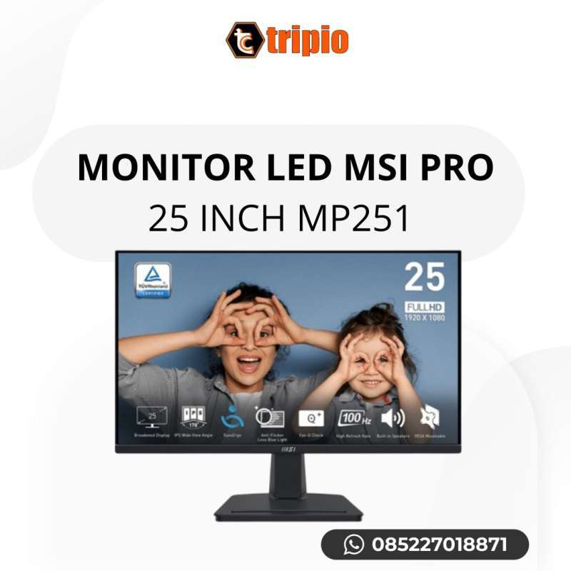 Jual Monitor Led Msi Pro 25 Inch Mp251 Di Seller Tripio Computer Official Store - Tripio ...