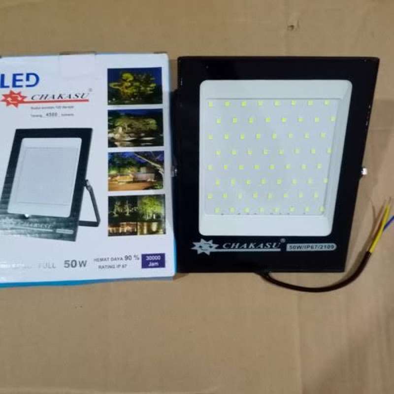 Promo LAMPU LED TEMBAK SOROT 50 WATT PANGGUNG TAMAN CAHAYA PUTIH Diskon 27% di Seller Dekoransa ...