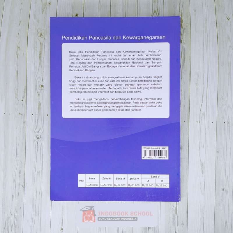 Jual Buku Paket Pelajaran Pkn Ppkn Pendidikan Pancasila Kelas Kls 8 2 Smp Kurikulum Merdeka ...