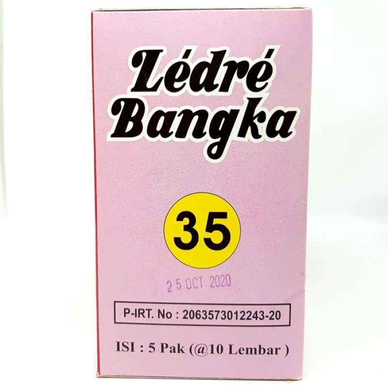 Promo 35 LEDRE BANGKA ISI 5 PAK X 10 LEMBAR | KRIPIK PISANG OPAK KHAS ...