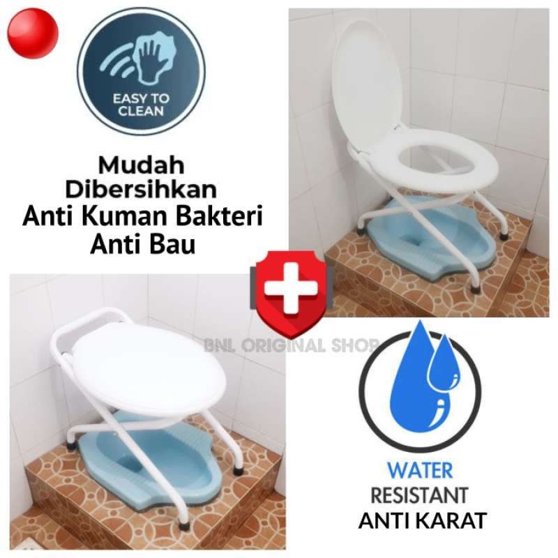Promo wc kursi toilet duduk portable lipat Diskon 23% di Seller Tummy ...