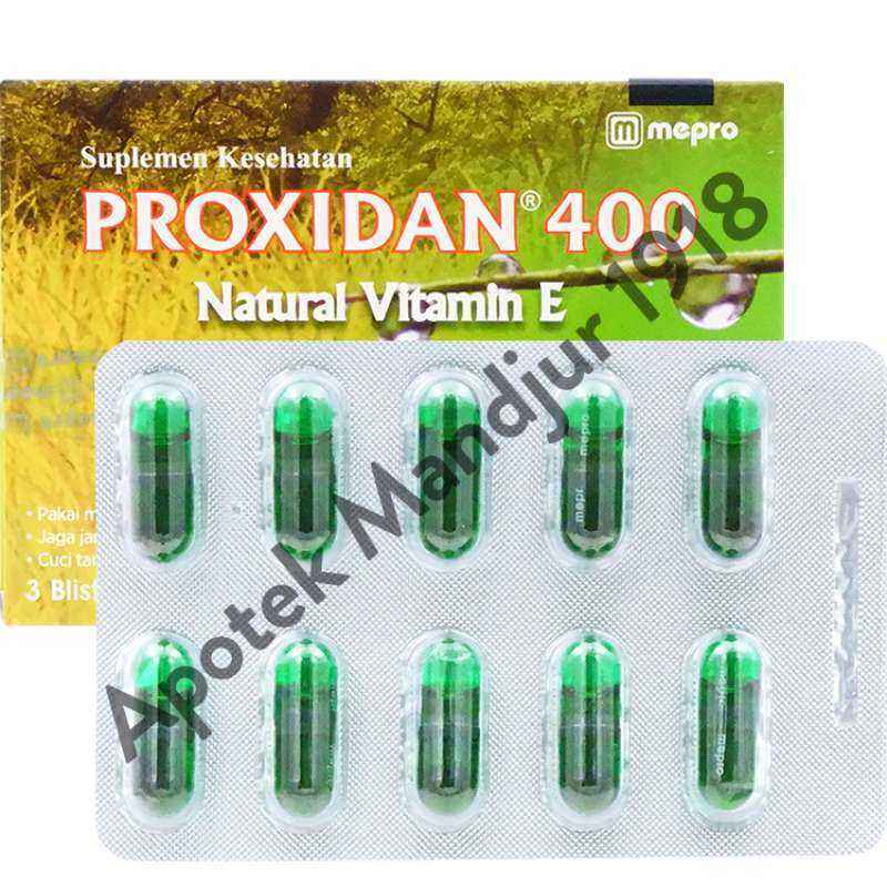 Promo Proxidan 400 Mg 10 Kapsul - Suplementasi Vitamin E Diskon 2% Di ...