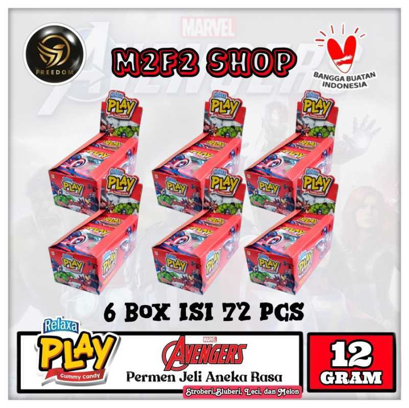 Promo Relaxa Play Gummy Candy | Permen Jelly Sachet - 12 Gr (kemasan 6 ...