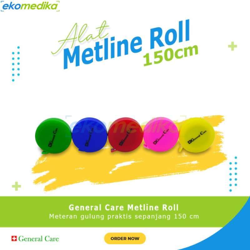 Promo Meteran Roll Metline Ukur Lingkar Kepala Metlin Rol Murah General ...