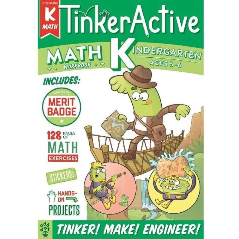 Promo Buku import TINKERACTIVE WORKBOOKS : KINDERGARTEN MATH Diskon 23% ...