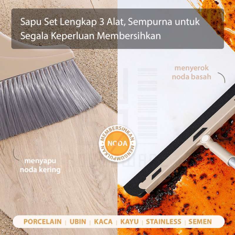 Jual Hugo Sapu Lantai 3In1 Broom Set Alat Pembersih Lantai Sapu Pengki ... Jual Hugo Sapu Lantai 3In1 Broom Set Alat Pembersih Lantai Sapu Pengki ...