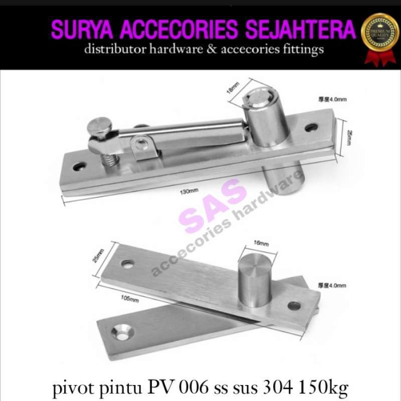 Promo engsel pivot pintu kayu Pv 006 sus 304 engsel putar pintu 150kg ...