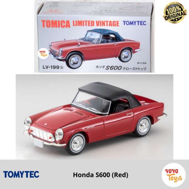 Promo Tomica Limited Vintage Neo TLV-N199b Honda S600 Red Tomytec Diskon 23% di Seller Qairina ...