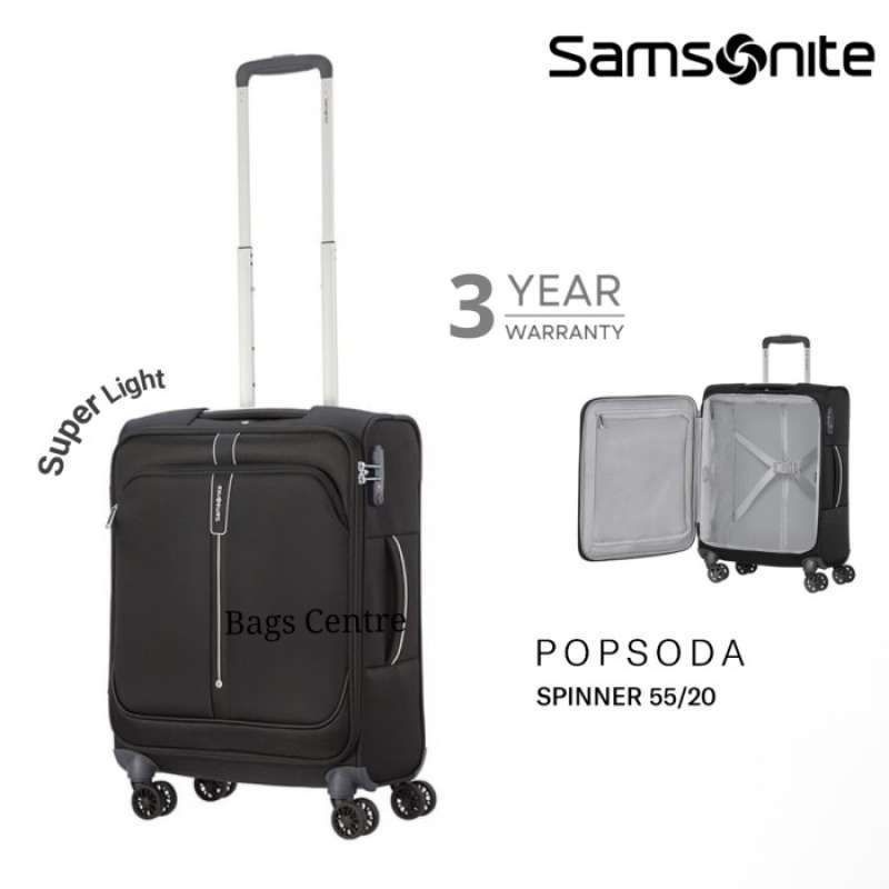 Promo Samsonite Popsoda 20 Inc Koper Kanvas Small / Cabin Extra Ringan ...