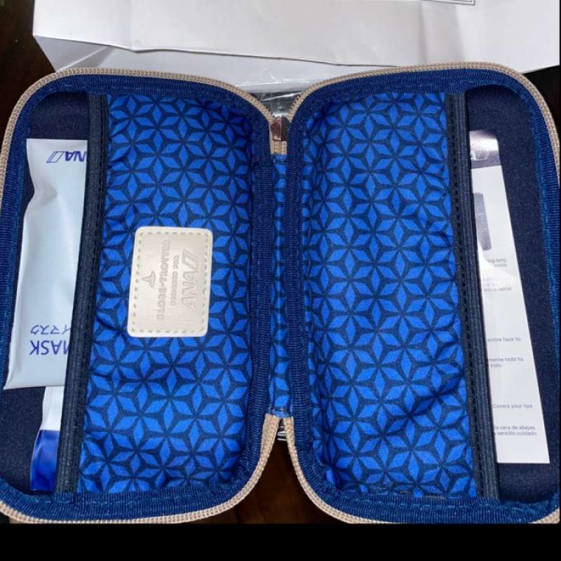 Jual Ana Amenity Kit Business Class All Nippon Airways Globe-trotter ...