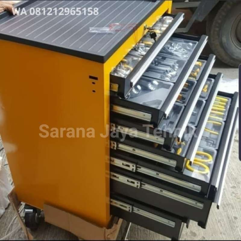 Promo Lemari Kunci Tool Box/Alat Perkakas Bengkel/Roller Cabinet 7 Laci ...