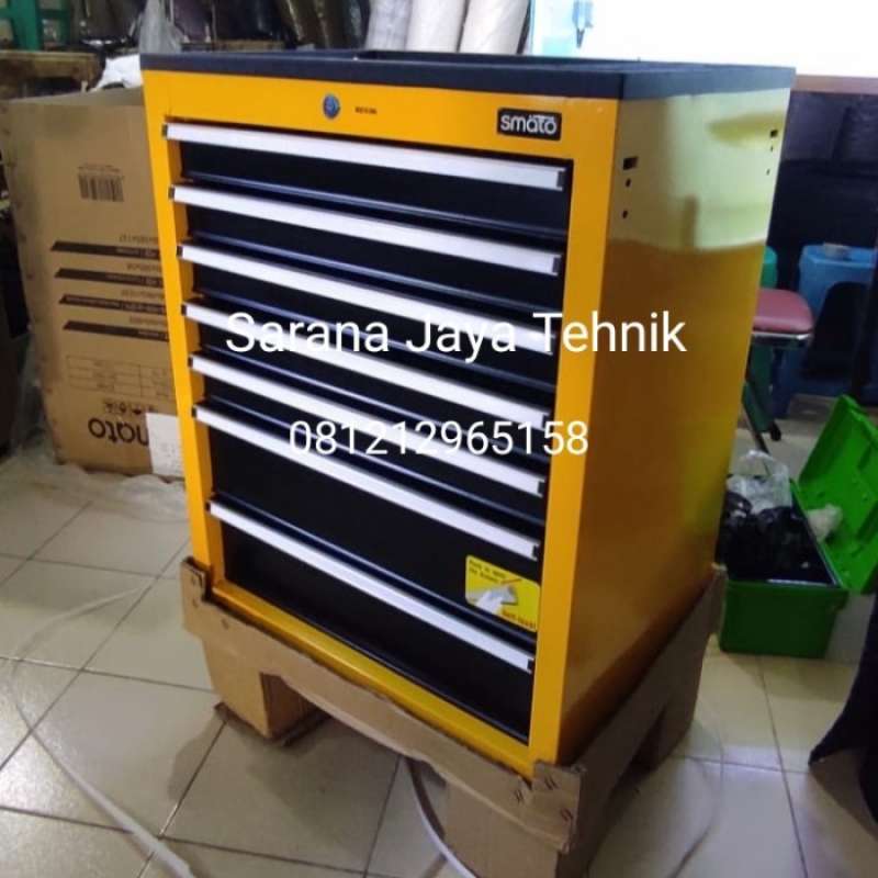 Promo Lemari Kunci Tool Box/Alat Perkakas Bengkel/Roller Cabinet 7 Laci Diskon 23% di Seller ...