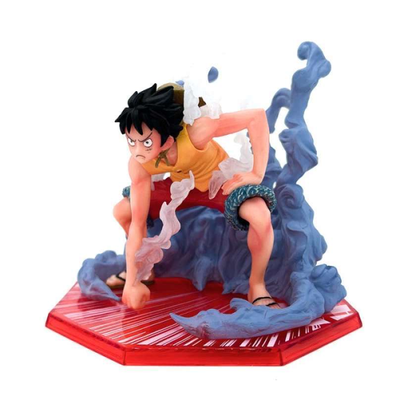 Promo One Piece Monkey D Luffy Gear Two Fierce Battle Action Figure ...