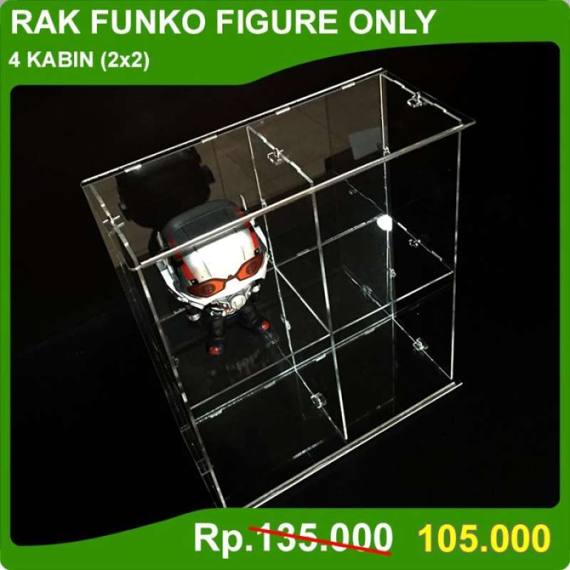 Promo Rak Pop Isi 4 Bahan Akrilik Diskon 23% di Seller Qairina Store ...