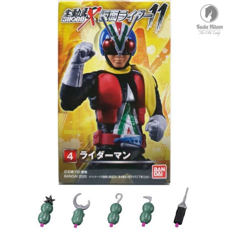 Promo Shodo-X Kamen Rider 11 Kamen Rider Man Riderman Diskon 23% di ...