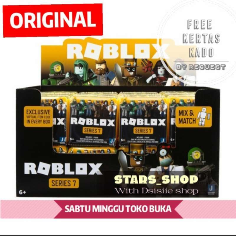 Promo Roblox Figure Series 7 Mystery Box / Mainan Figure Anak Diskon 23 ...