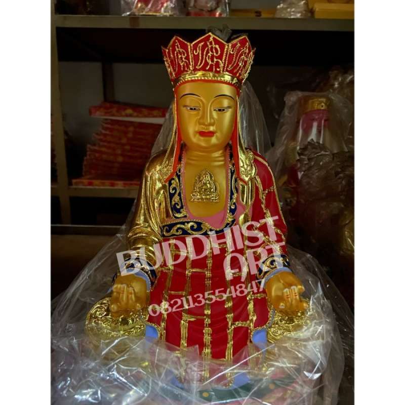 Promo Patung dewa po am hut co pho am 12 inch kayu Diskon 23% di Seller ...