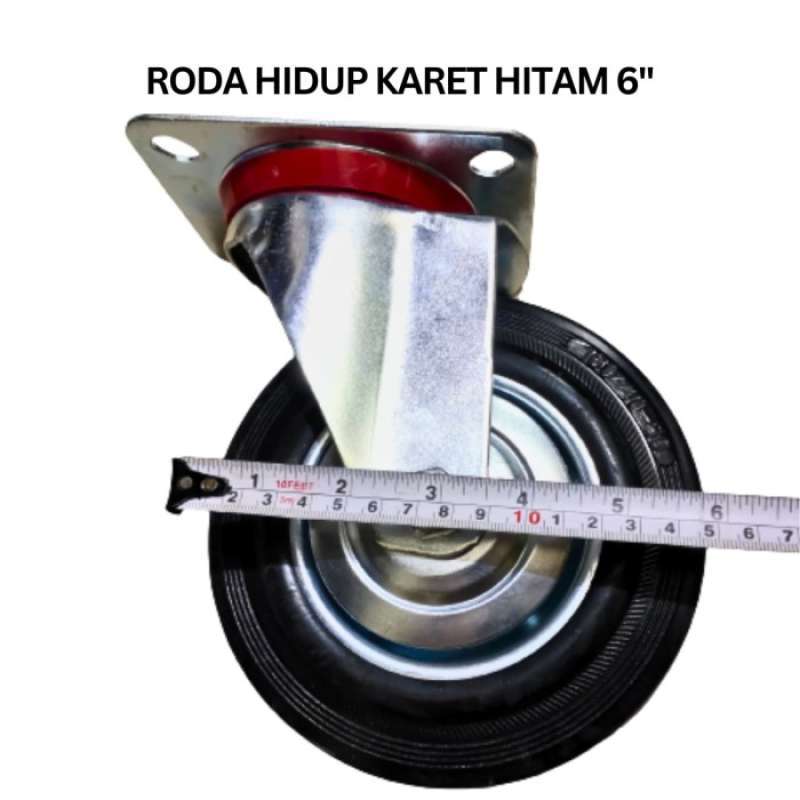 Promo RODA ETALASE 6 inch/RODA KARET/RODA tipe HIDUP (berputar) pc ...