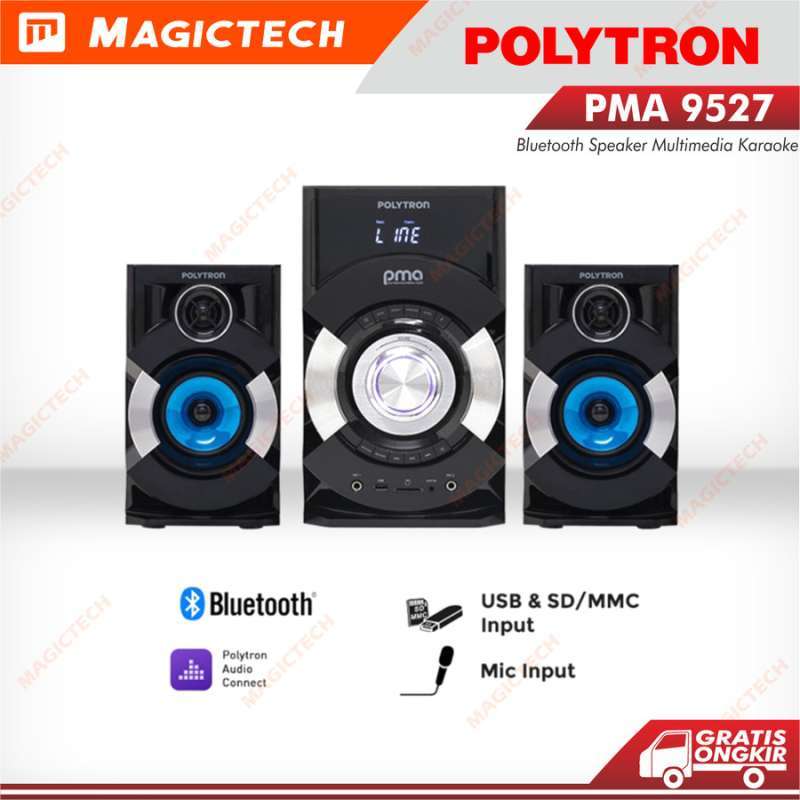 Jual SPEAKER BLUETOOTH POLYTRON PMA-9527 MULTIMEDIA SPEAKER di Seller ...