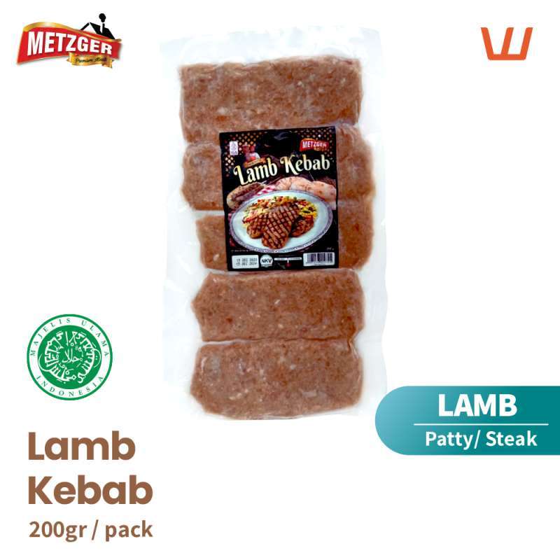 Jual Lamb Kebab Kambing Halal 200gr Metzger di Seller Wadaku ...