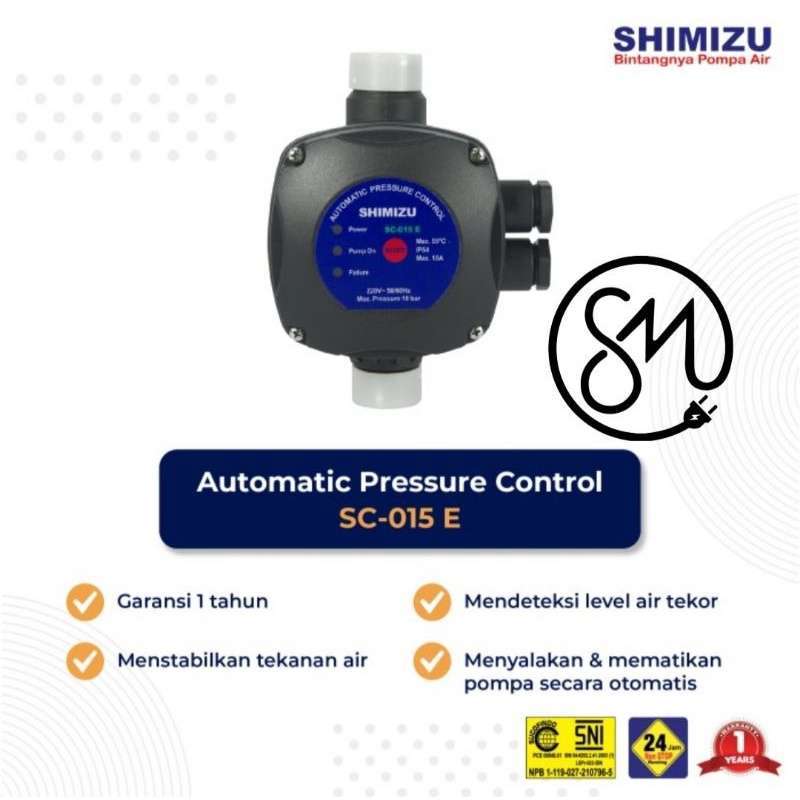 Jual Automatic Pressure Control Shimizu SC-015E 015 E otomatis pompa ...