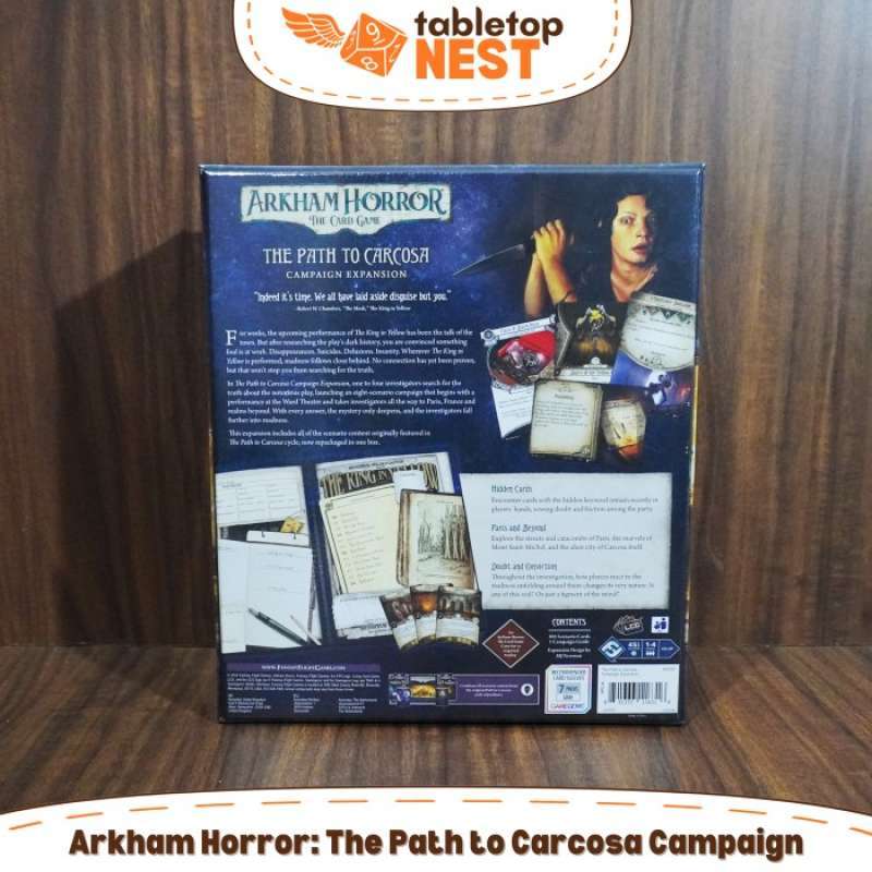 Promo Arkham Horror LCG : The Path to Carcosa Campaign Expansion Board ...