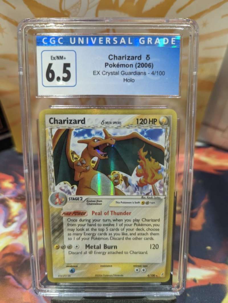Promo (ENG) CGC 6.5 Pokemon Ex Crystal Guardians Charizard Delta ...