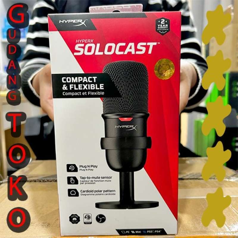 Promo HyperX SoloCast USB Gaming Microphone Solo Cast Hyper X Solocast ...