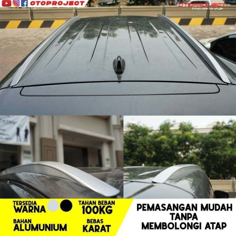 Jual Roof Rail Aluminium All New Toyota Innova Reborn 2015 Up Design ...