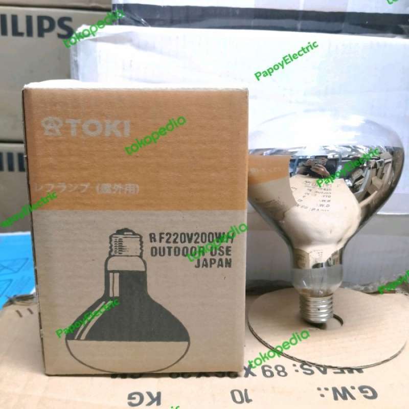 Promo Lampu TOKI Outdoor 200W 200Watt Bohlam Halogen E27 Ulir Toki 200 ...