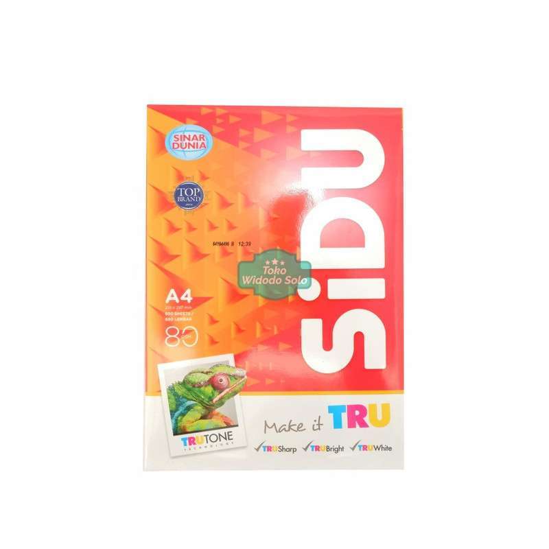 Jual Hvs Sinar Dunia A4 80 Gram Putih Polos 210x297mm - 1 Rim Isi 500 ...