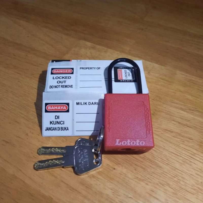 Promo GEMBOK SAFETY LOTO PADLOCK SAFETY LOCKOUT TAGOUT, LOTOTO LS32 ...