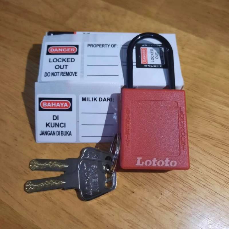 Promo GEMBOK SAFETY LOTO PADLOCK SAFETY LOCKOUT TAGOUT, LOTOTO LS32 ...