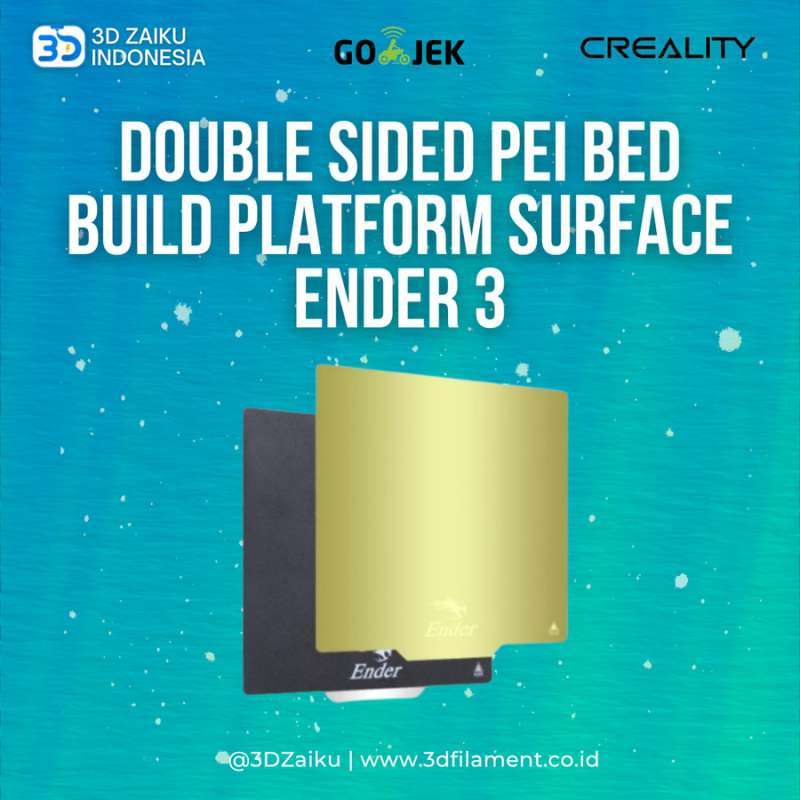 Jual Original Creality Ender 3 Double Sided Pei Bed Build Platform ...