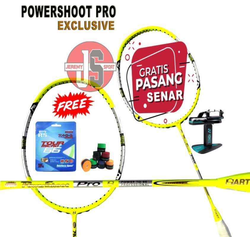 Jual raket hart powershoot new dan senar rs micro tour 66 bonus grip ...