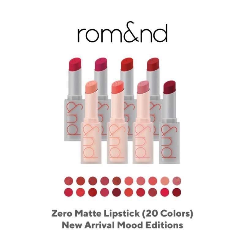 Promo Romand - Zero Matte Lipstick (20 Colors) - New Arrival Mood ...