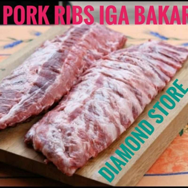 Promo PORK RIBS IGA BABI 1KG Diskon 23% di Seller Hikari Storee ...